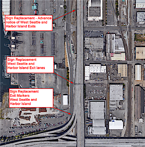 Southbound SR 99 overhead sign installation on Saturday, Feb. 10 and ...